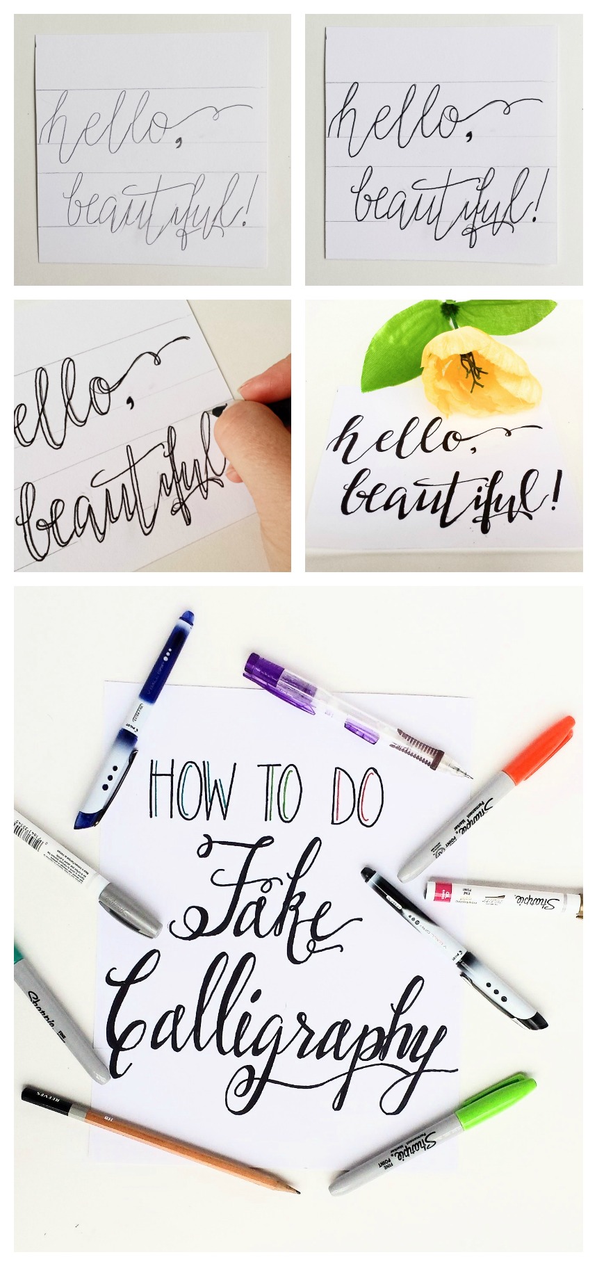 How To Do Fake Calligraphy